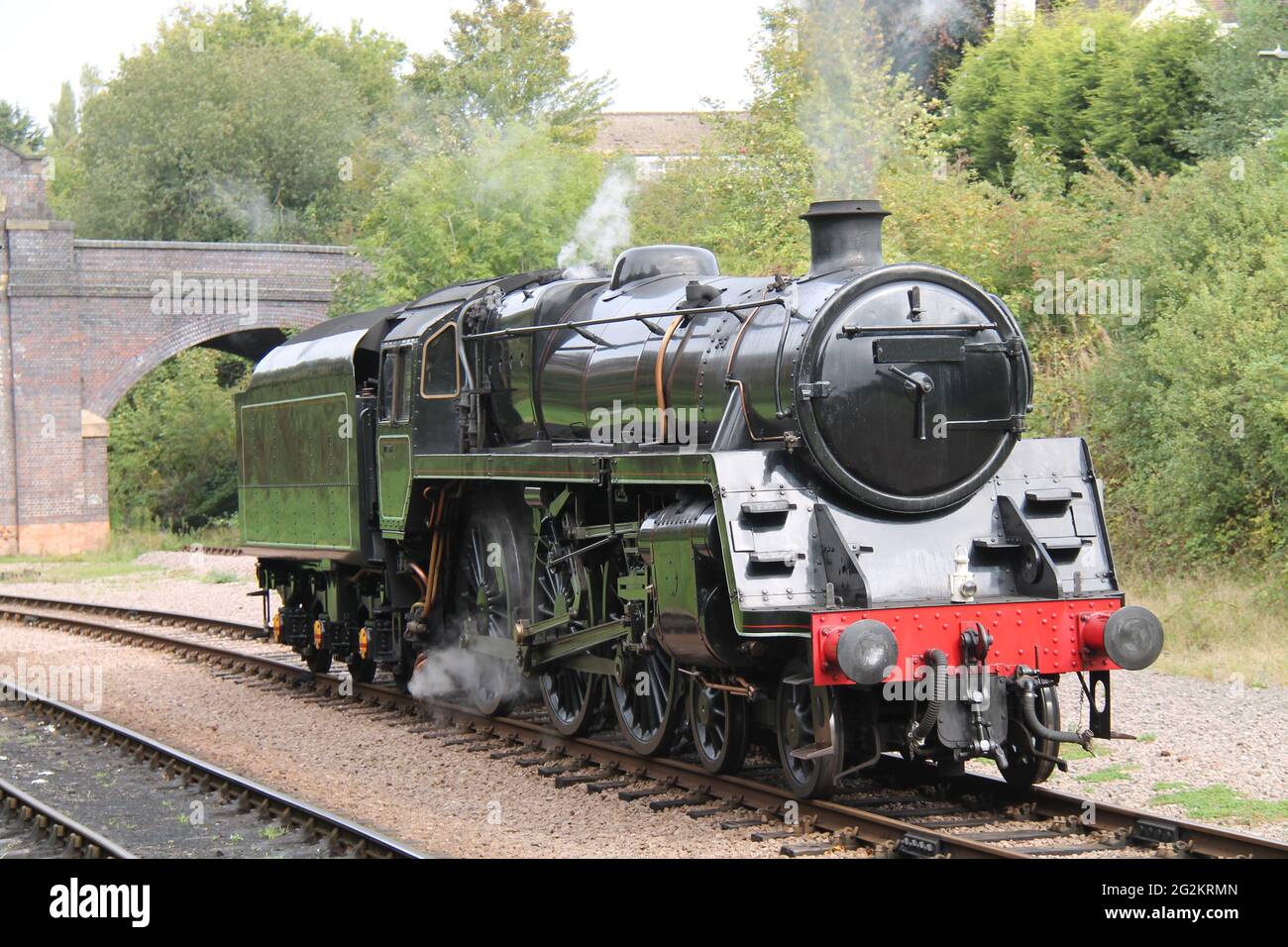 Standard Class 5MT Vintage Railway Steam Train Engine Stock Photo - Alamy