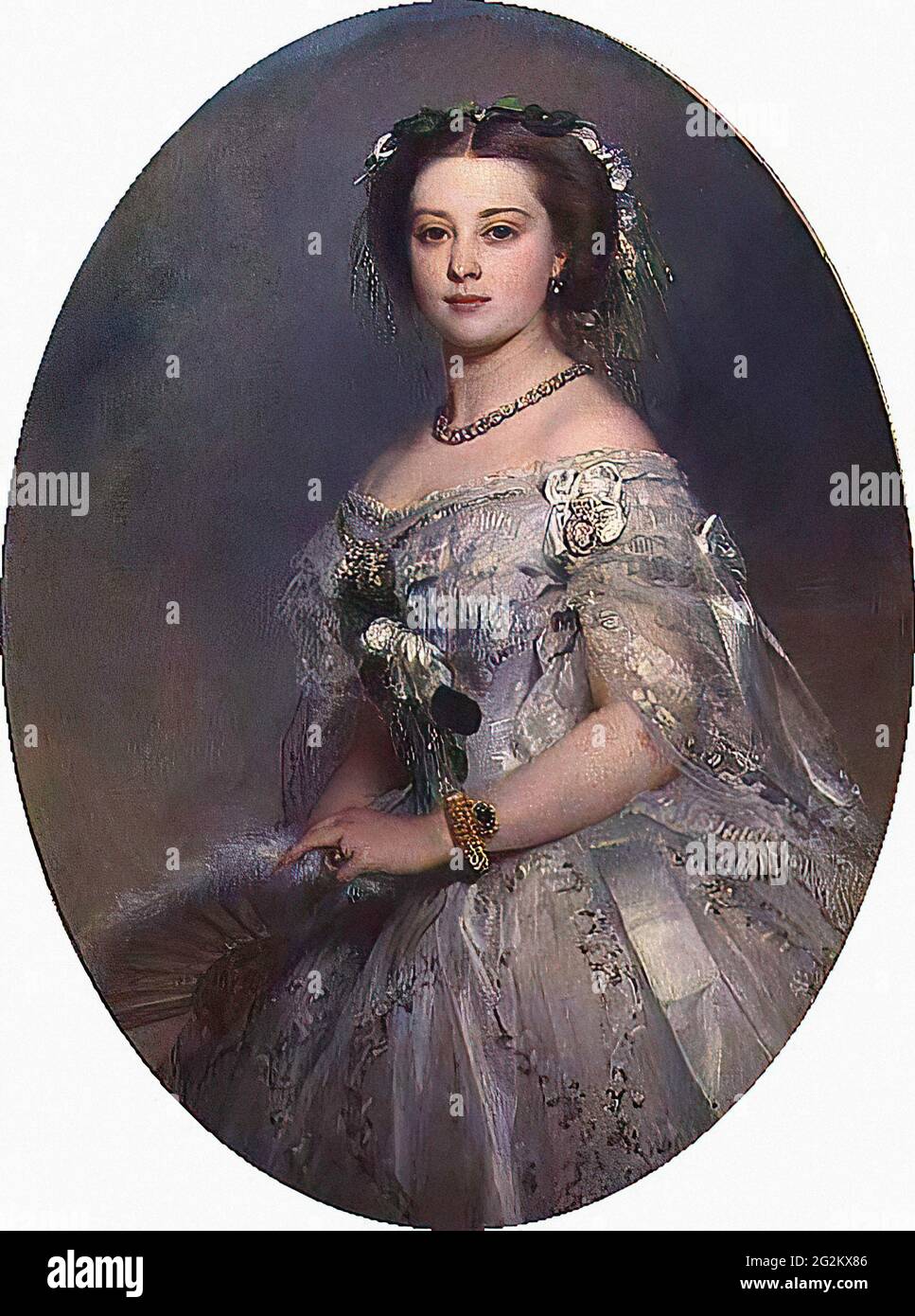 Franz Xaver Winterhalter (1805-1873) - Portrait Victoria Princess Royal ...