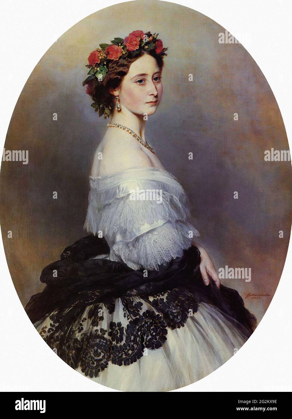 Franz Xaver Winterhalter 1805 1873 Princes Alice England 1861 Stock
