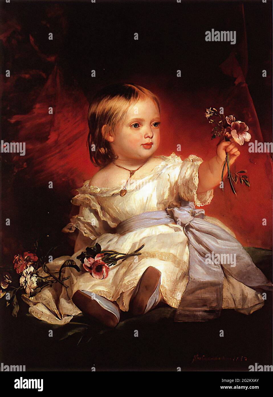 Franz Xaver Winterhalter (1805-1873) - Victoria Princess Royal 1842 ...