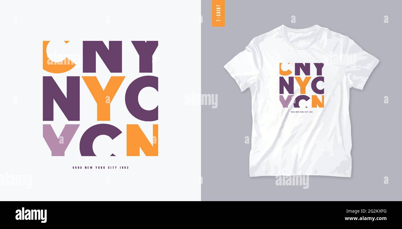 New York City letter t-shirt design, poster, typography. Vector ...