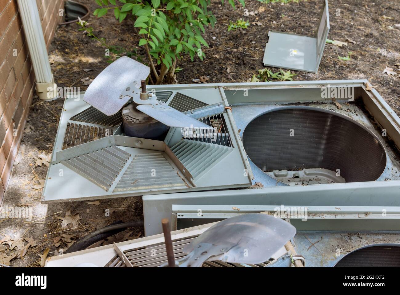 Open air conditioner need service, repair and clean equipment Stock ...