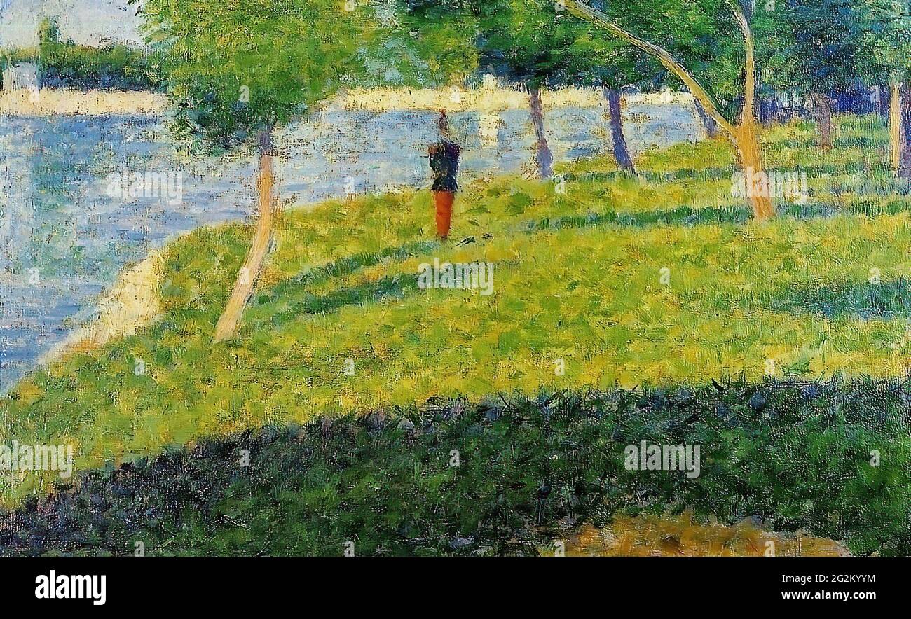 Georges Seurat - Cadet from Saint Cyr 1884 Stock Photo - Alamy