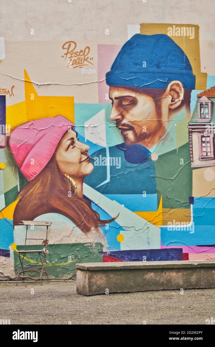 Graffiti de la ville hi-res stock photography and images - Alamy