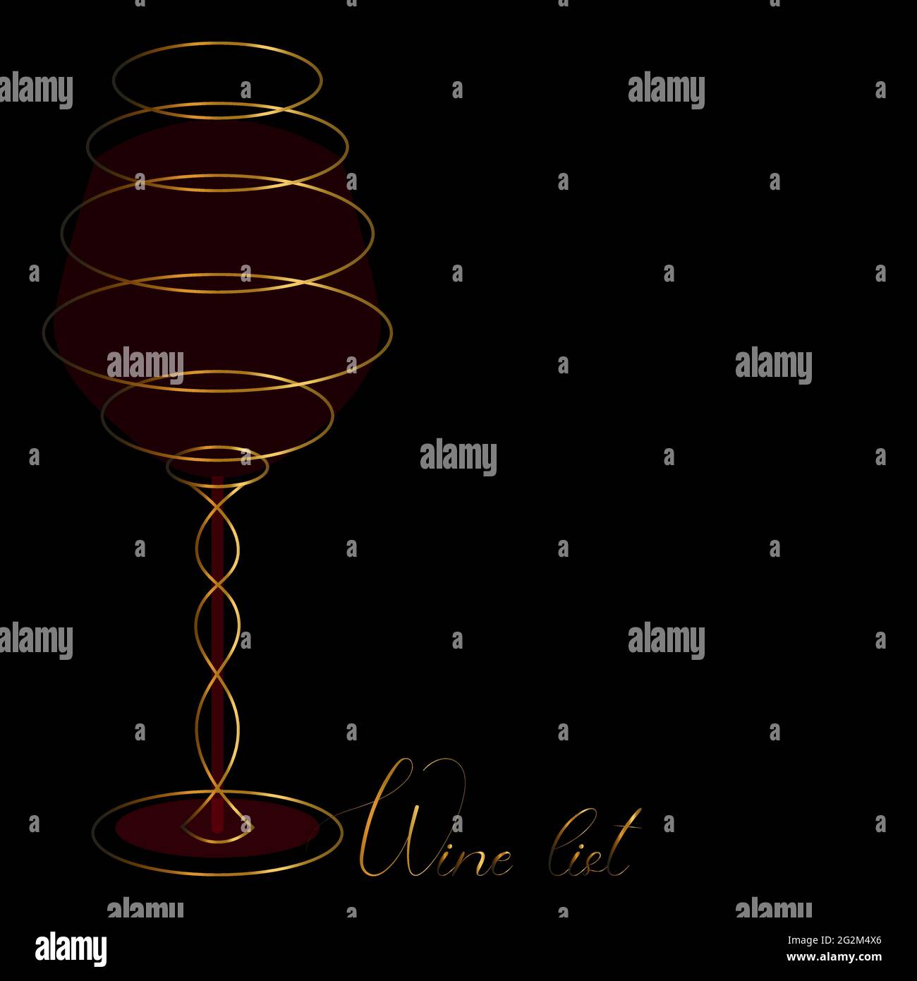 Drinks cocktail glass symbol logo Stock Vector Images - Alamy