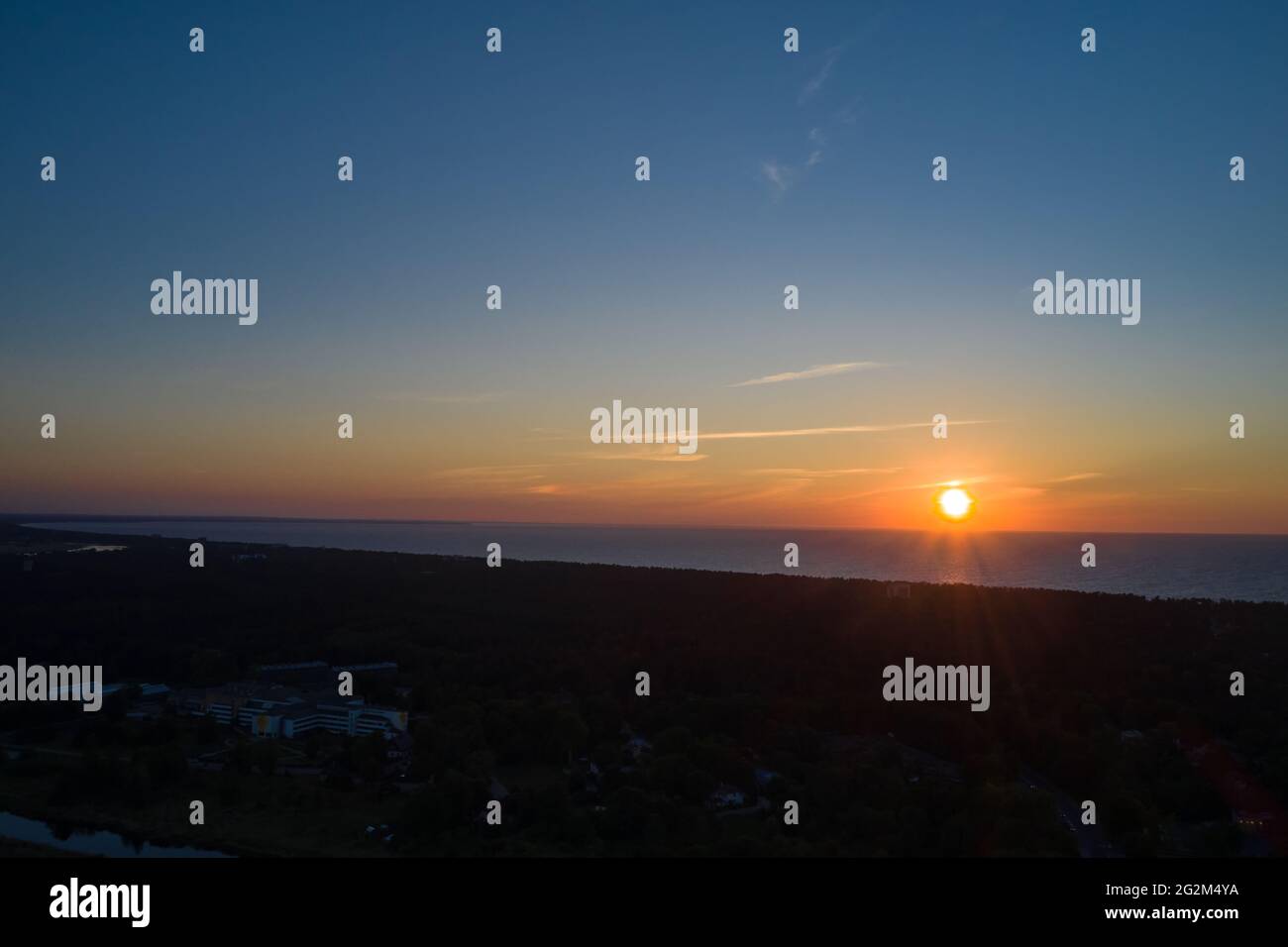 Colorful sky after the sunset. Natural Sky Background Stock Photo - Alamy