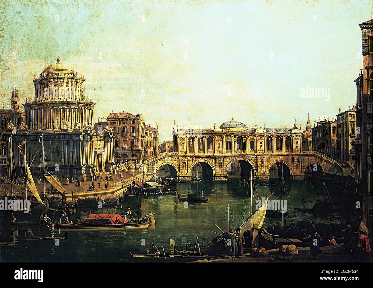 An imaginary rialto bridge hi-res stock photography and images - Alamy