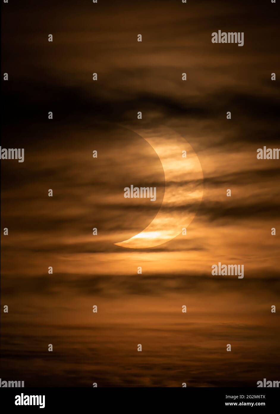 Annular Solar Eclipse June 10, 2021, Rural Kanata, Ontario, Canada ...