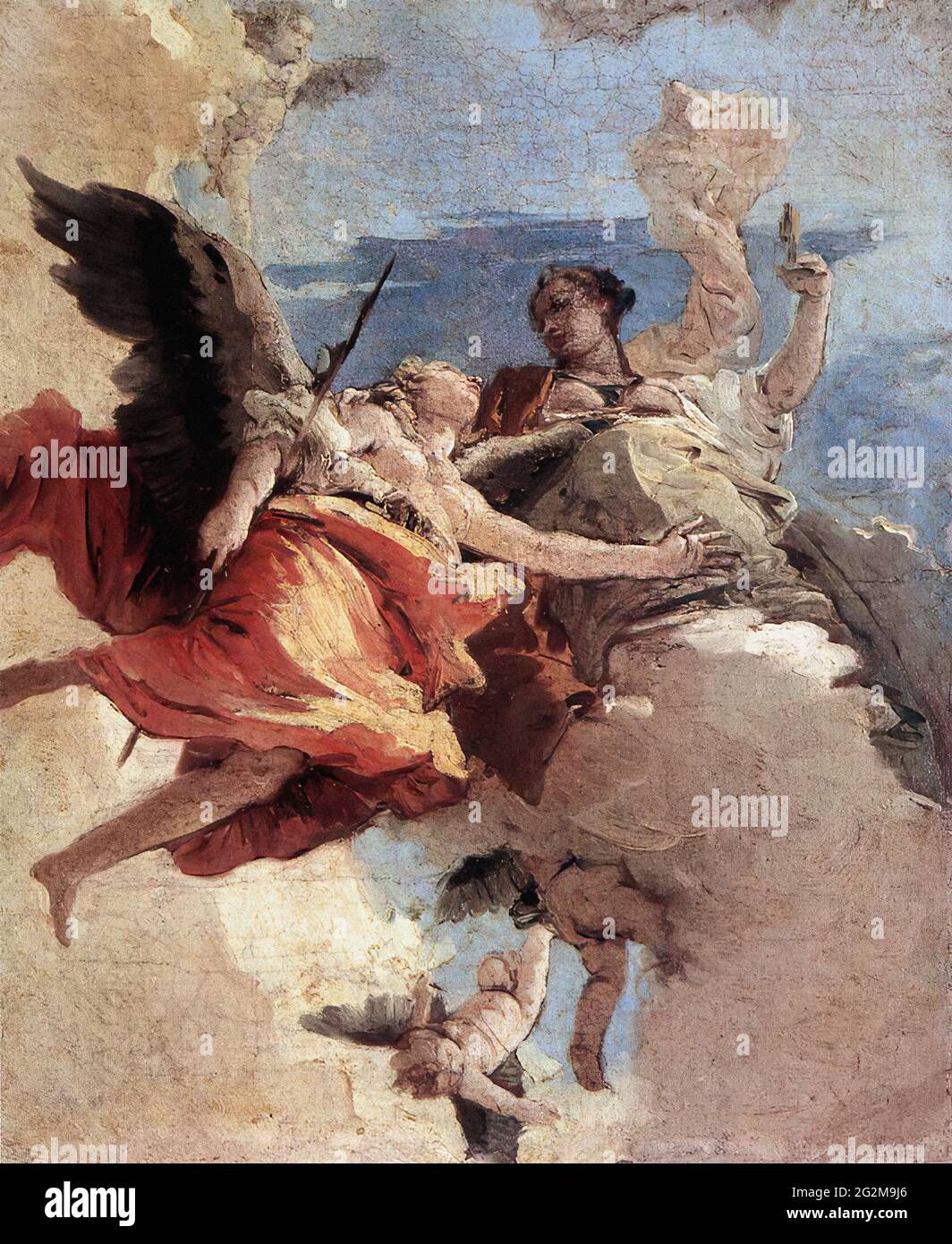 Allegory of wisdom and strength hi-res stock photography and images - Alamy