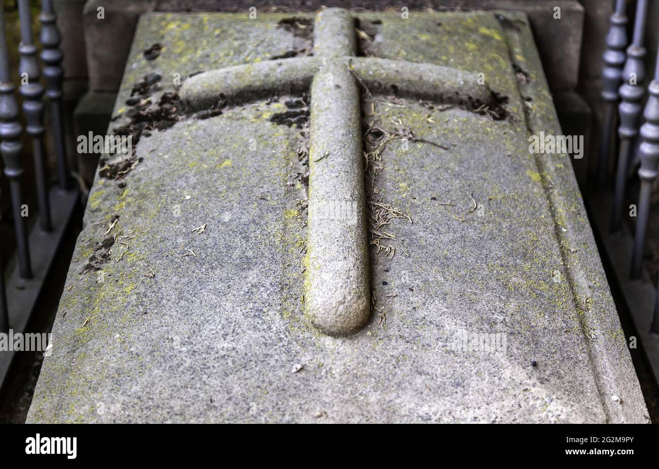 Detail of old burial crosses, tradition and death Stock Photo - Alamy