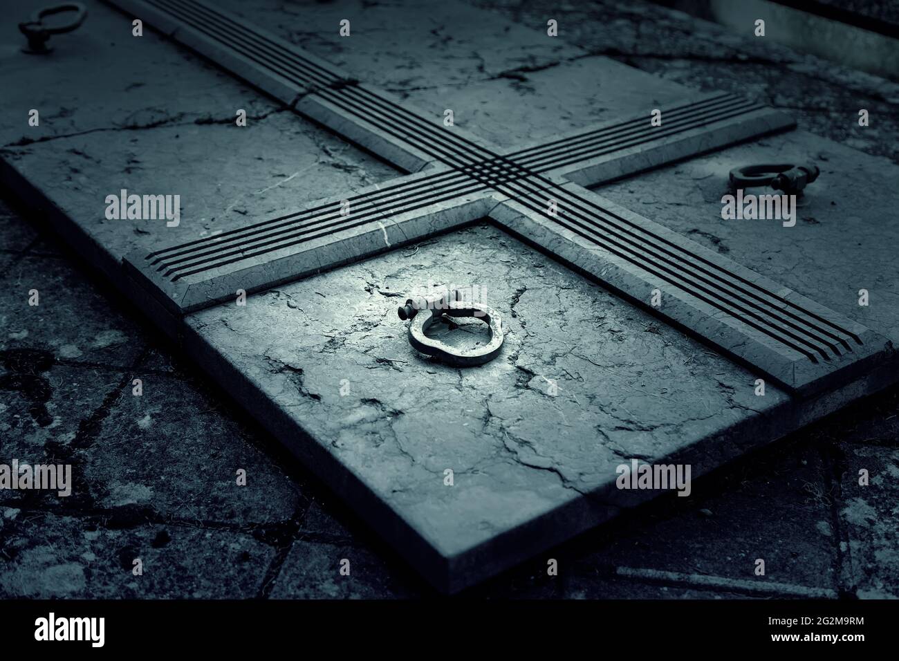 Detail of old burial crosses, tradition and death Stock Photo - Alamy
