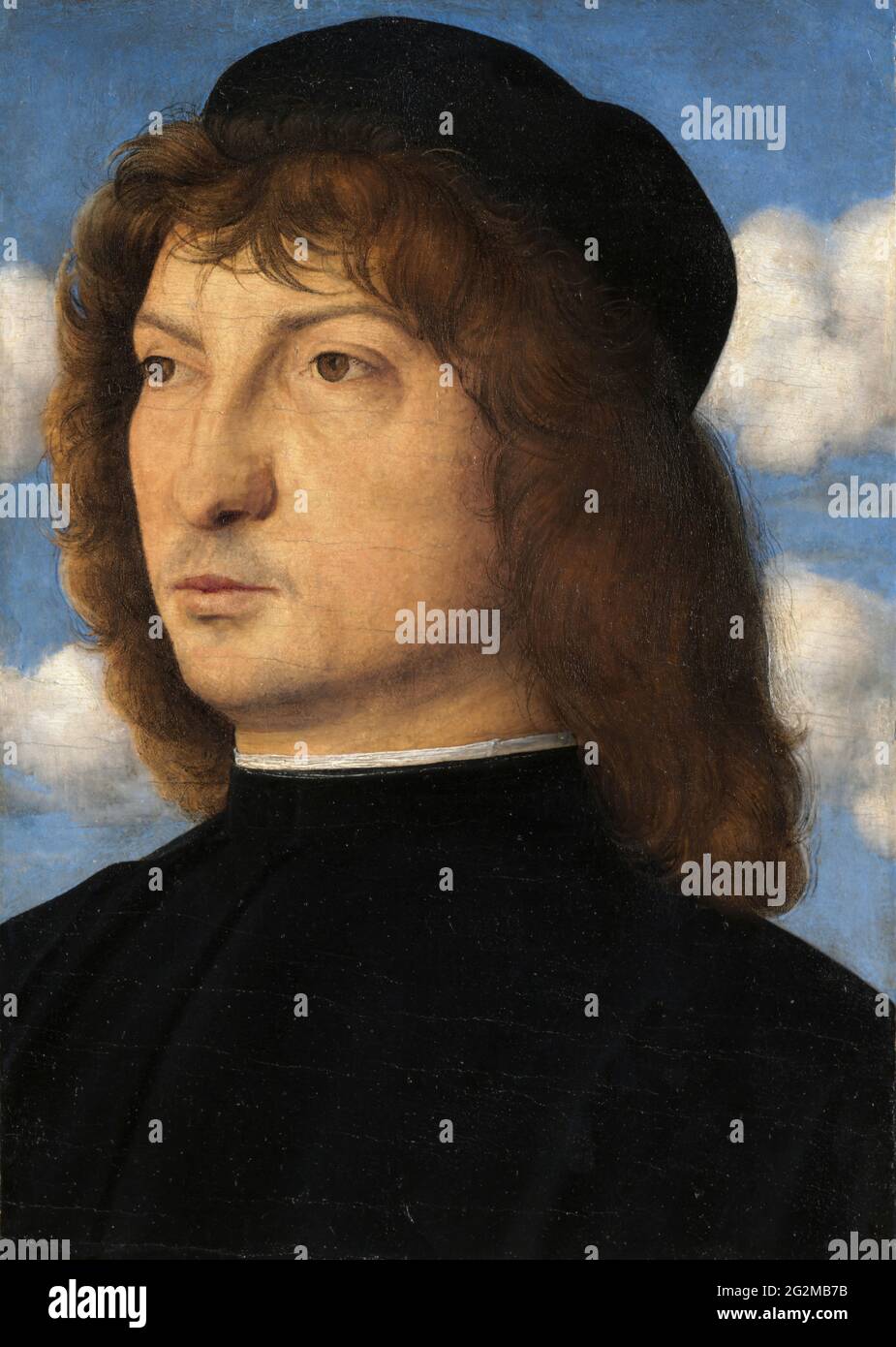 Giovanni Bellini - Portrait of a Venetian Gentleman Stock Photo - Alamy