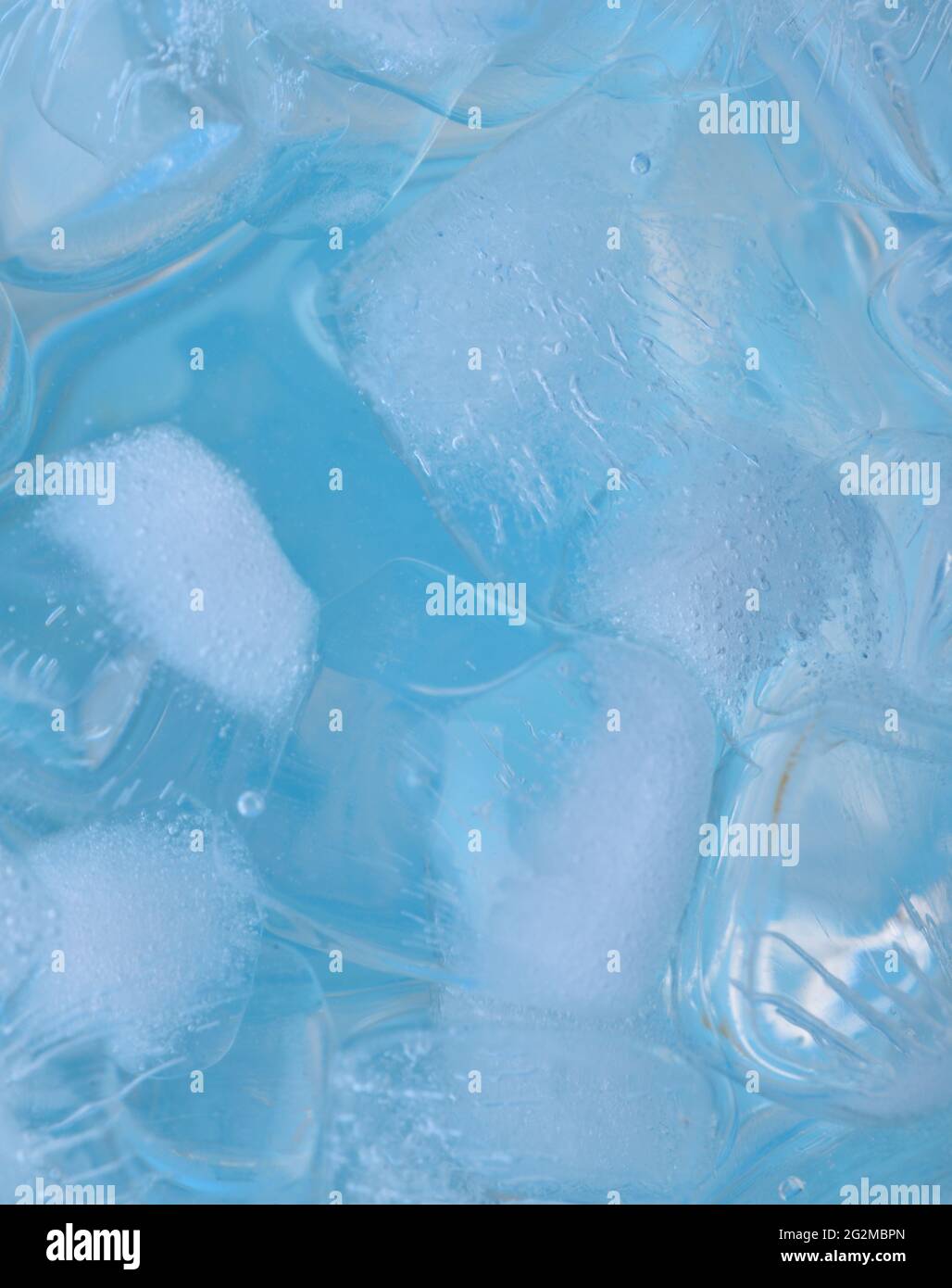 Ice cubes isolated on white background Stock Photo - Alamy