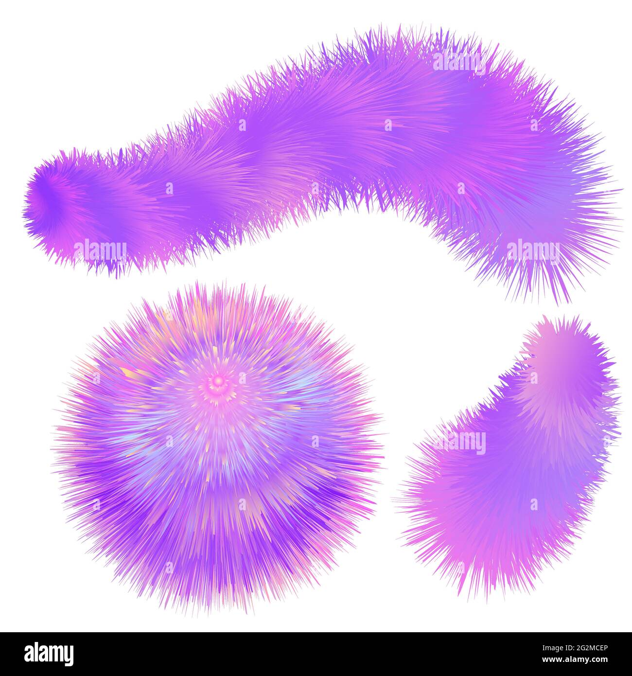 Purple furry Stock Vector Images - Alamy