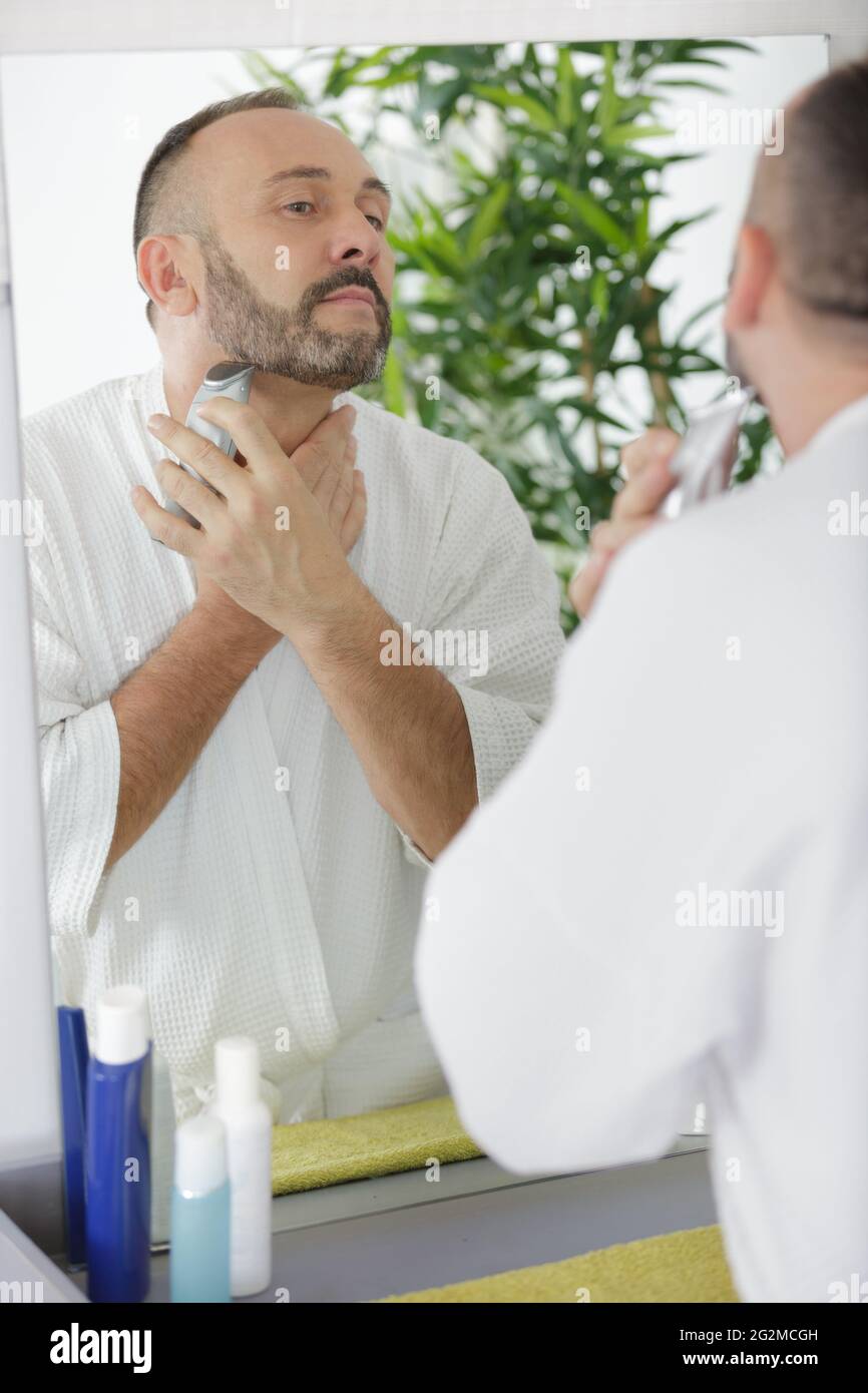 Shaving irritation man hi-res stock photography and images - Alamy