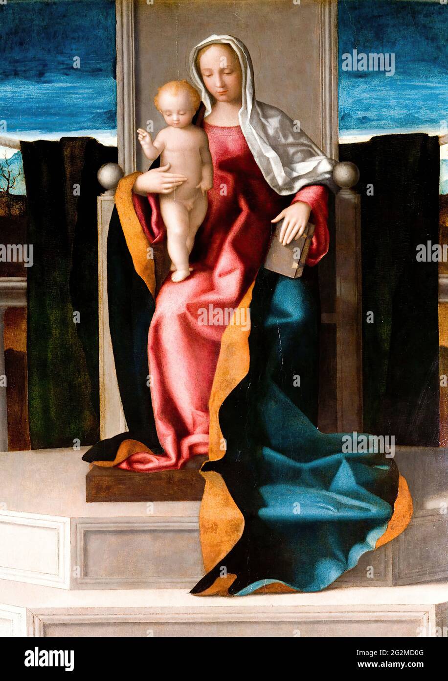 Giovanni Bellini - virgin and child 01 Stock Photo - Alamy