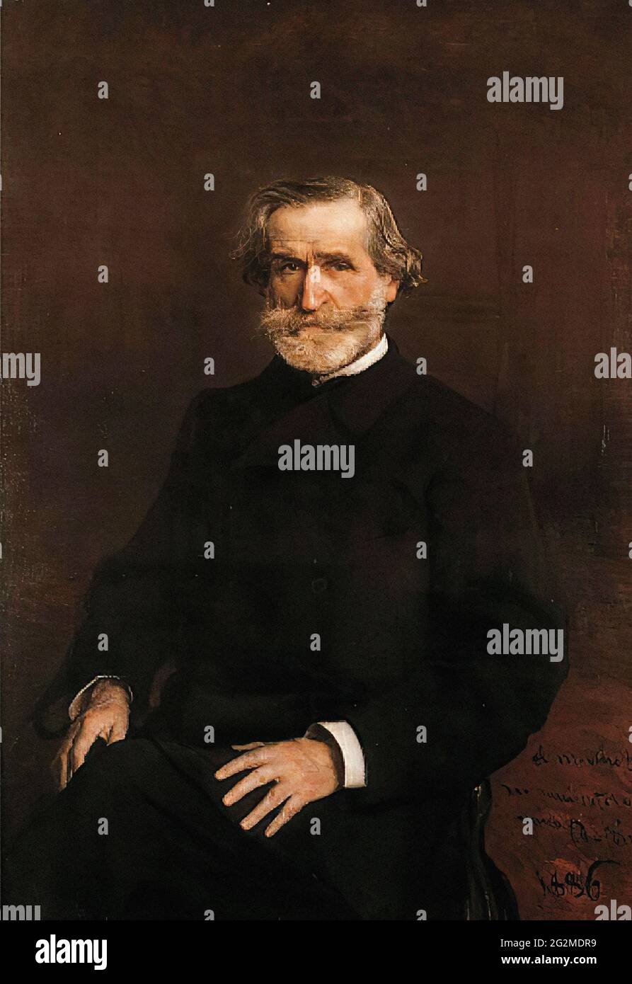 Painting verdi portrait hi-res stock photography and images - Alamy