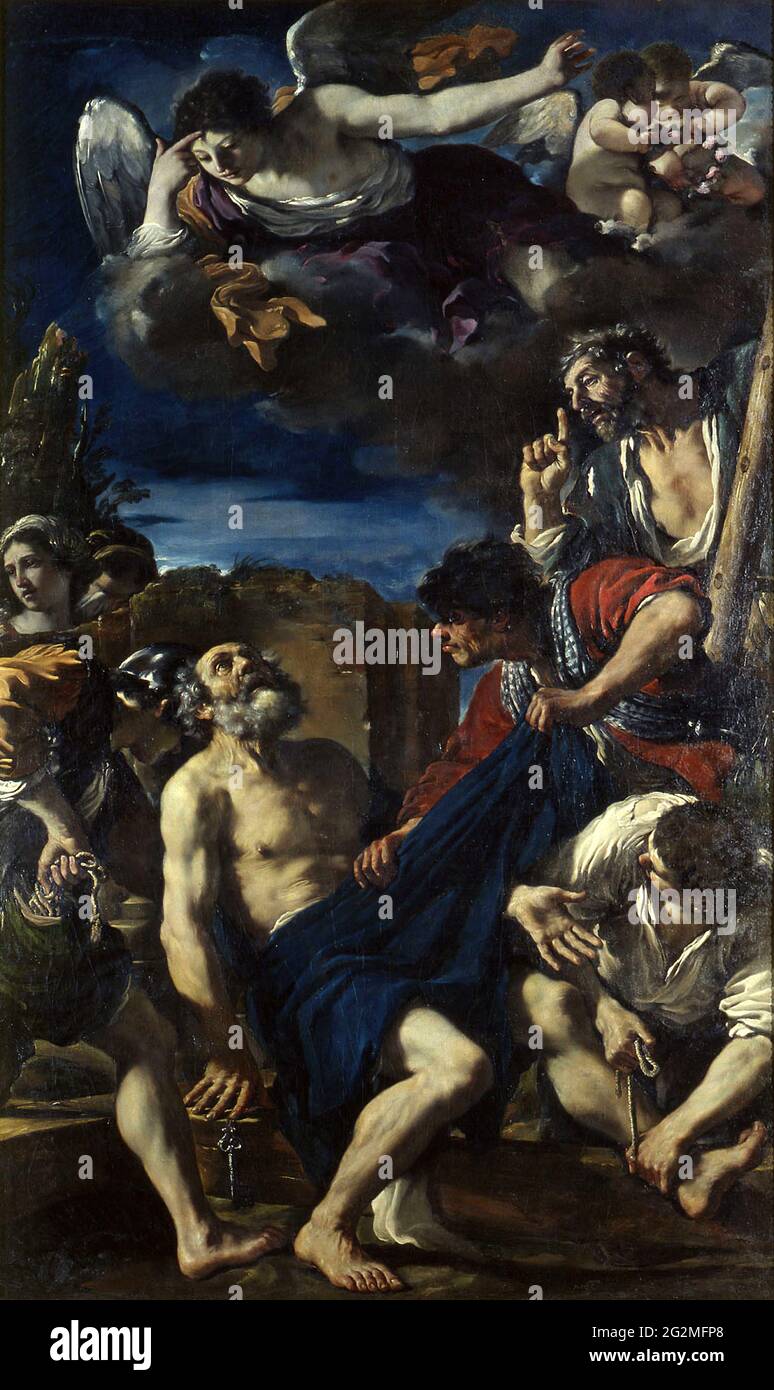 Giovanni Francesco Barbieri - Guercino - the Martyrdom of Saint Peter ...