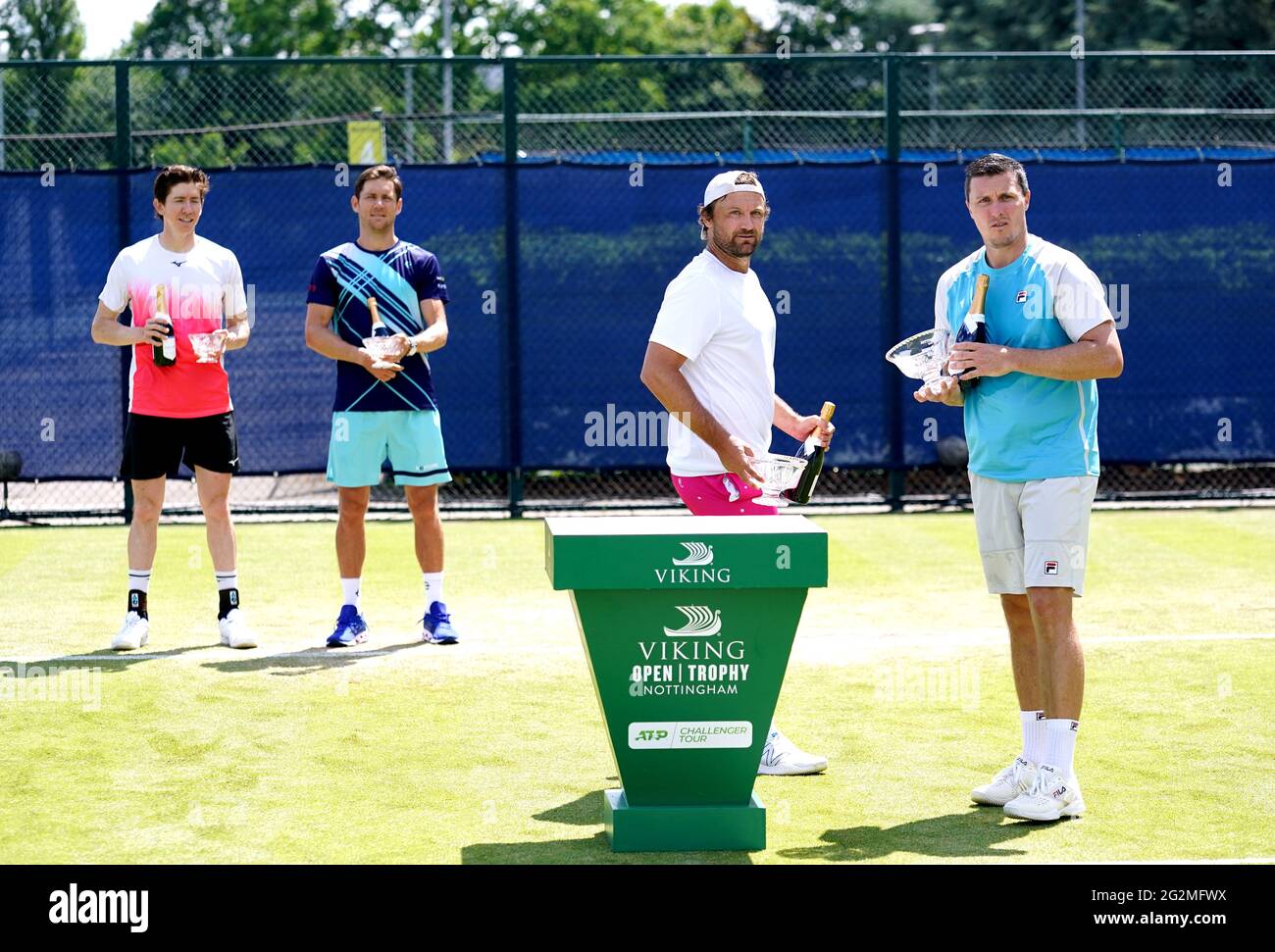 Great Britain's Ken Skupski (right) and Australia's Matt Reid celebrate ...