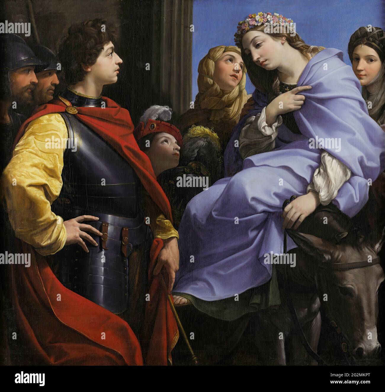 Guido Reni - the Meeting of David and Abigail Stock Photo - Alamy