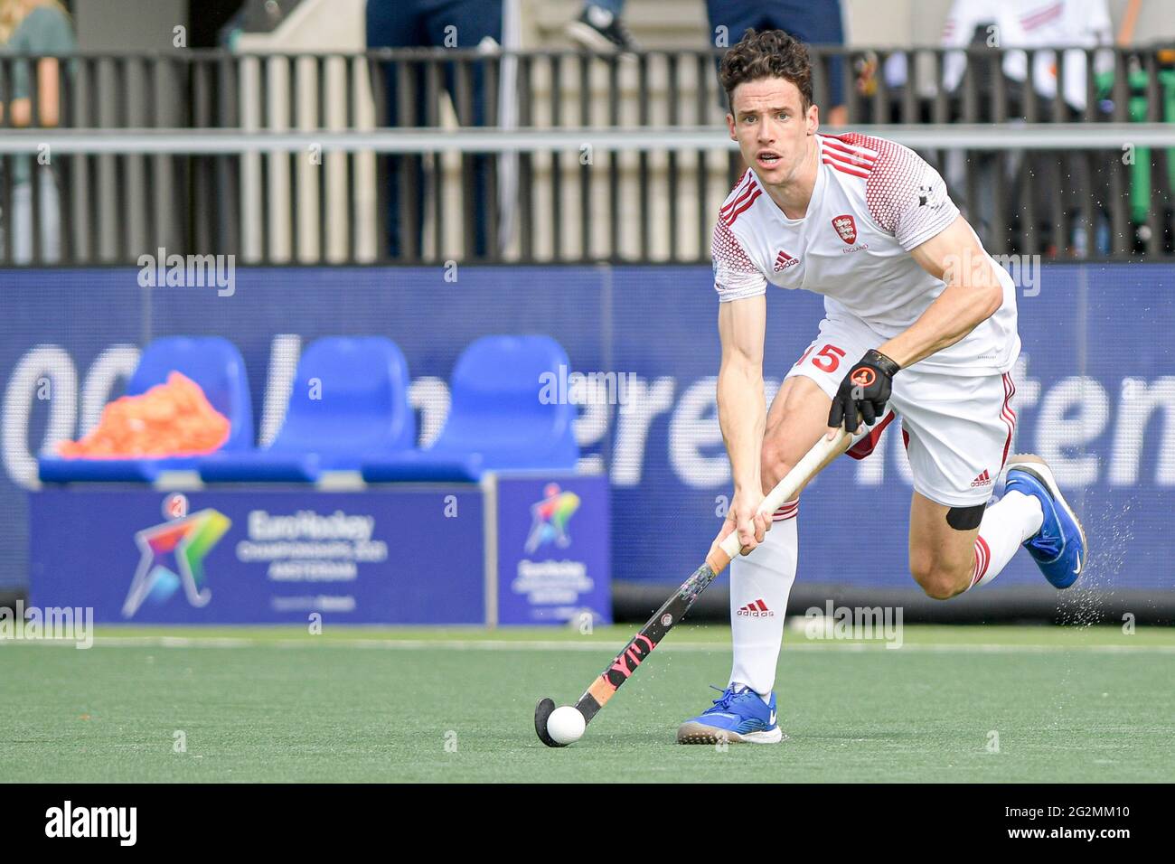 AMSTELVEEN, NETHERLANDS - JUNE 12: Phil Roper of England during the ...