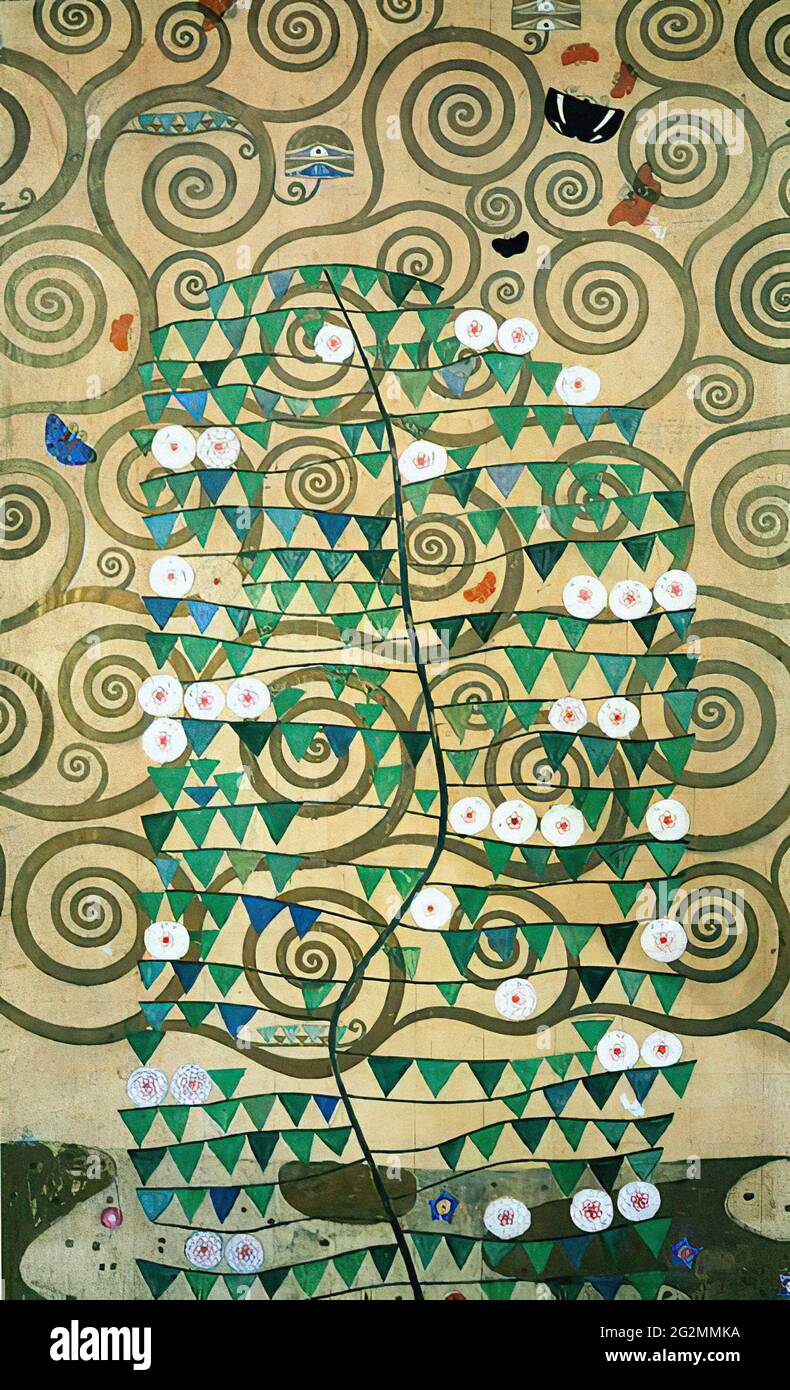 Klimt Tree Of Life Original Painting