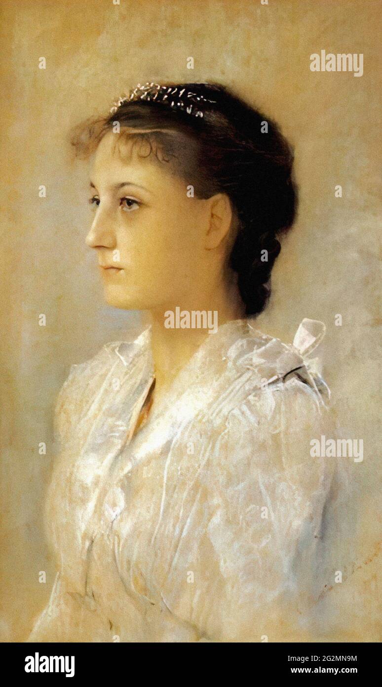 Gustav Klimt - Emilie Floge Aged 17 1891 Stock Photo - Alamy