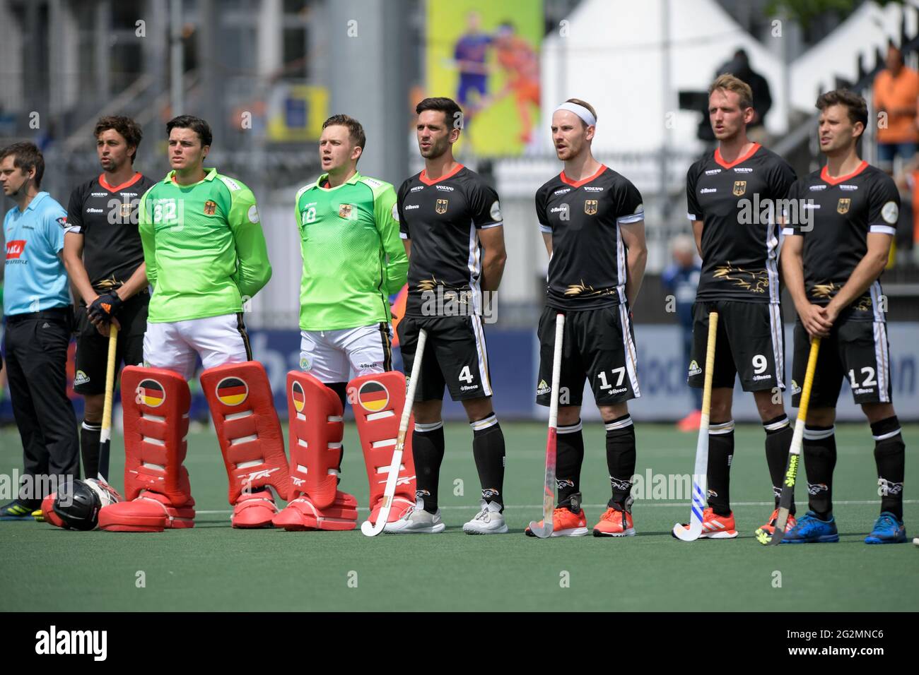 AMSTELVEEN, NETHERLANDS - JUNE 12: Lukas Windfeder of Germany ...