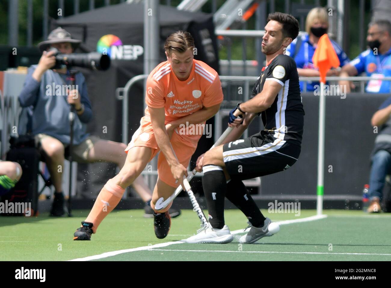 AMSTELVEEN, NETHERLANDS - JUNE 12: Jorrit Croon of the Netherlands ...