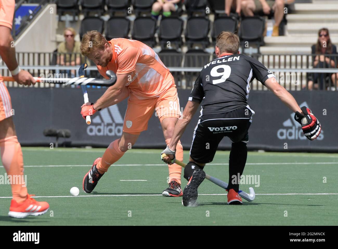 AMSTELVEEN, NETHERLANDS - JUNE 12: Mink van der Weerden of the ...