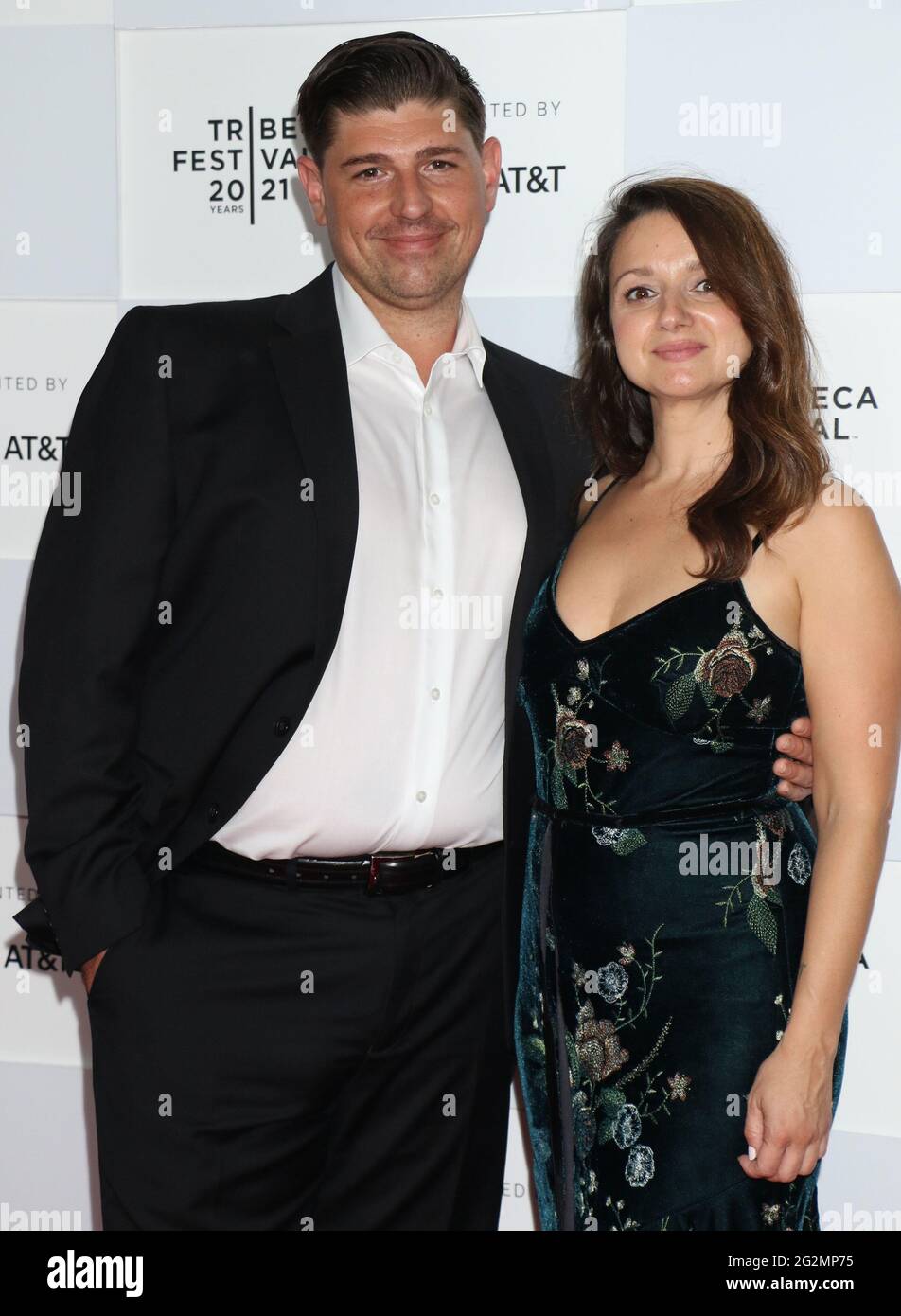 New York, NY, USA. 11th June, 2021. Daniel Keck, Elisa Lleras at the ...