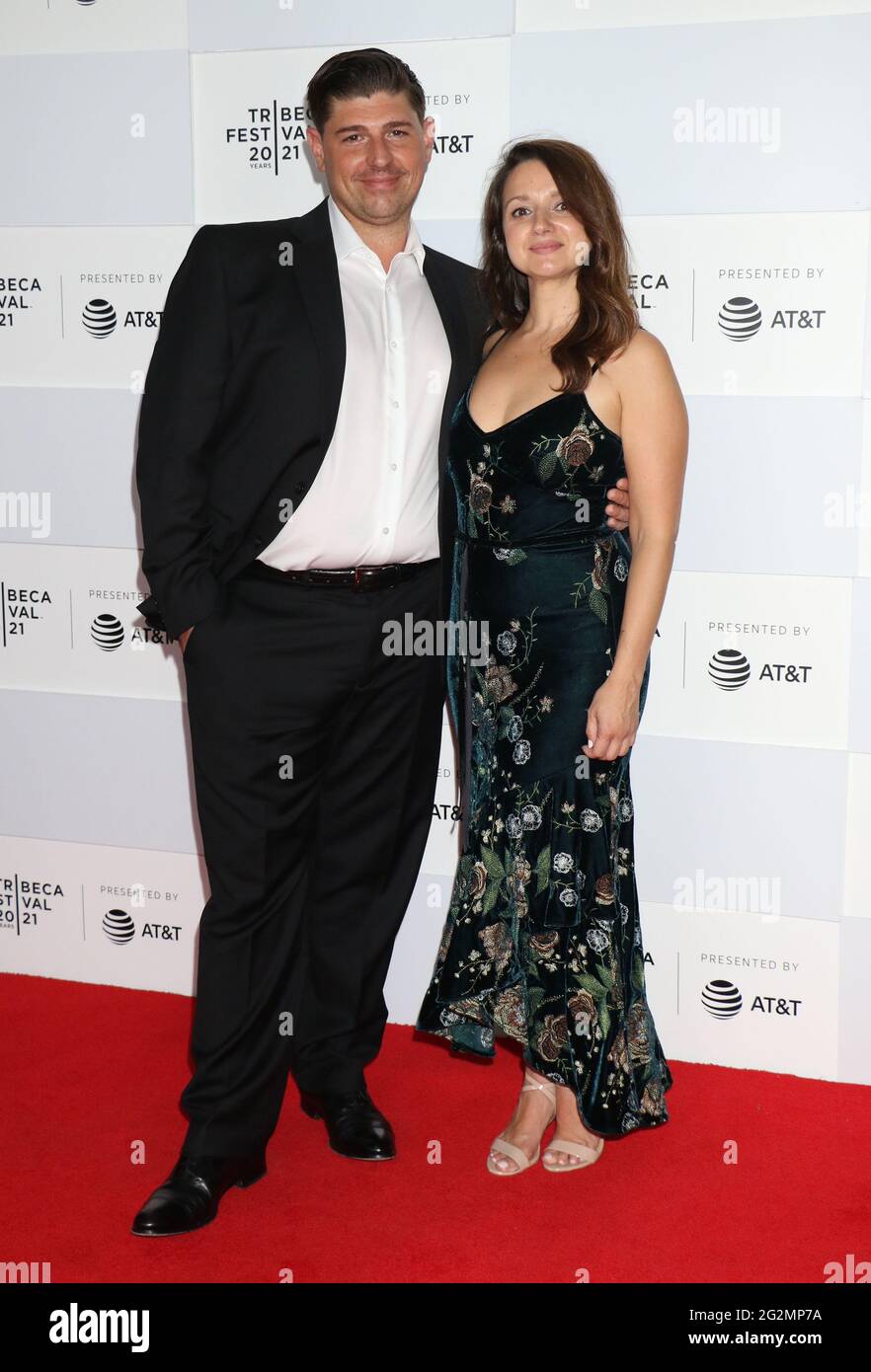New York, NY, USA. 11th June, 2021. Daniel Keck, Elisa Lleras at the ...