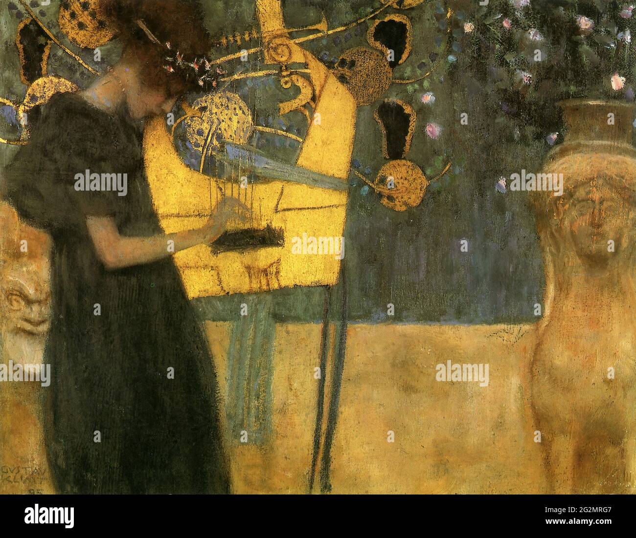Gustav Klimt - the Music Stock Photo - Alamy
