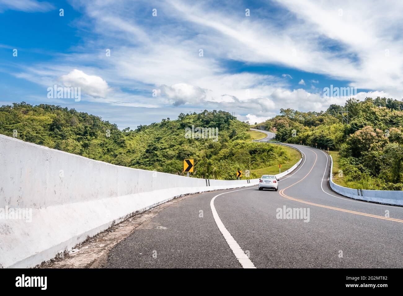 Beautiful landscape scenic of road number three at Nan, the northern of ...