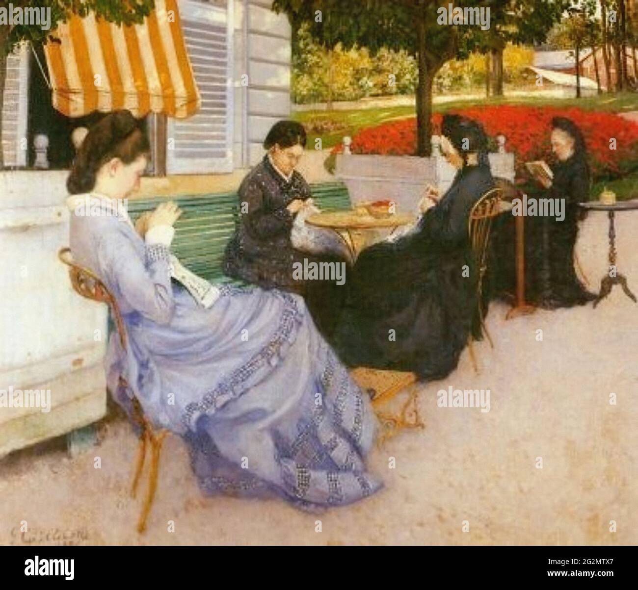 Gustave Caillebotte - Portraits Countryside 1876 Stock Photo - Alamy