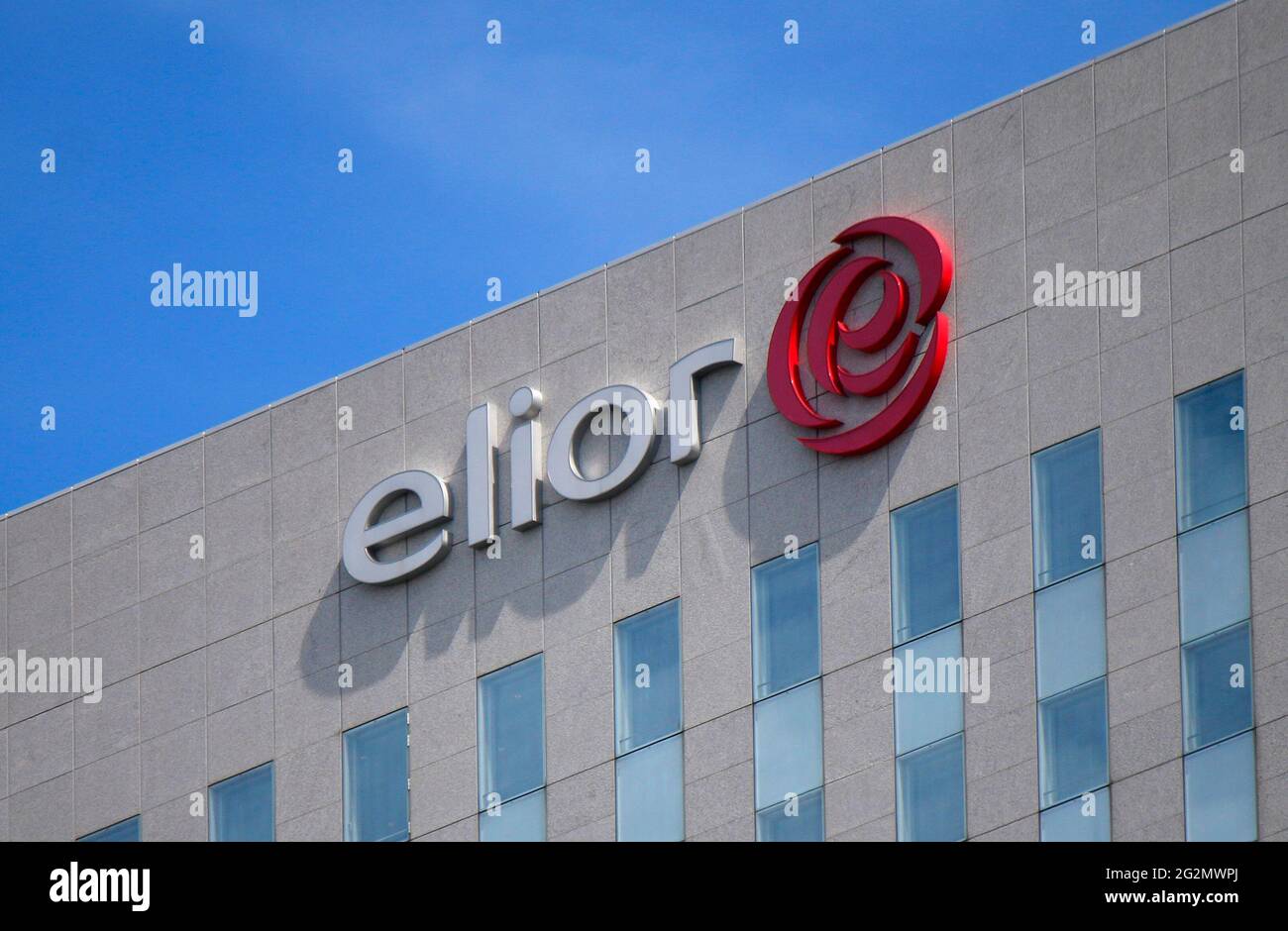 das Logo der Marke/ the logo of the brand "Elior", Paris, Frankreich ...