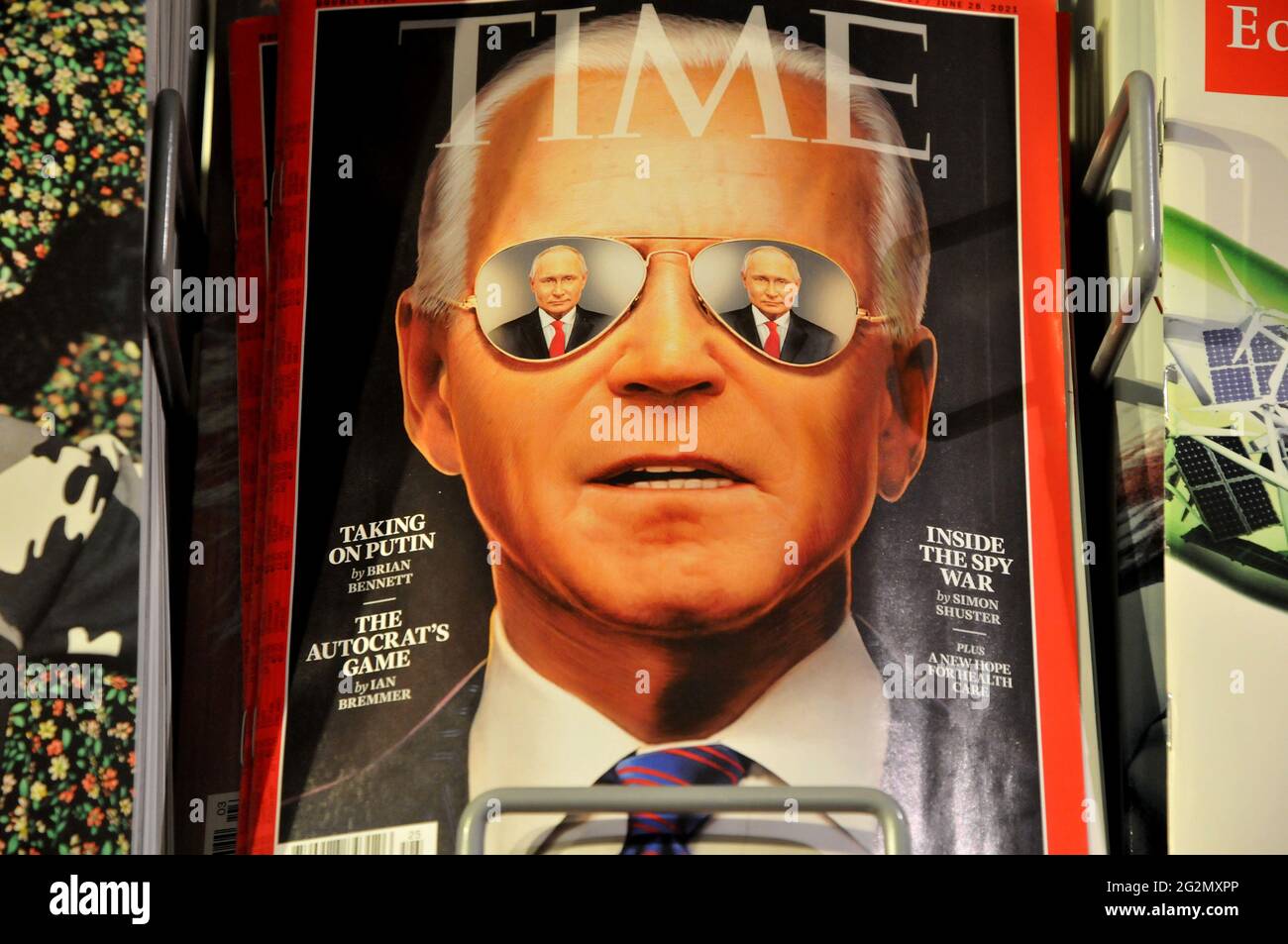 Copenhagen, Denmark. 12 June 2021, American president Joe Biden on Tme ...