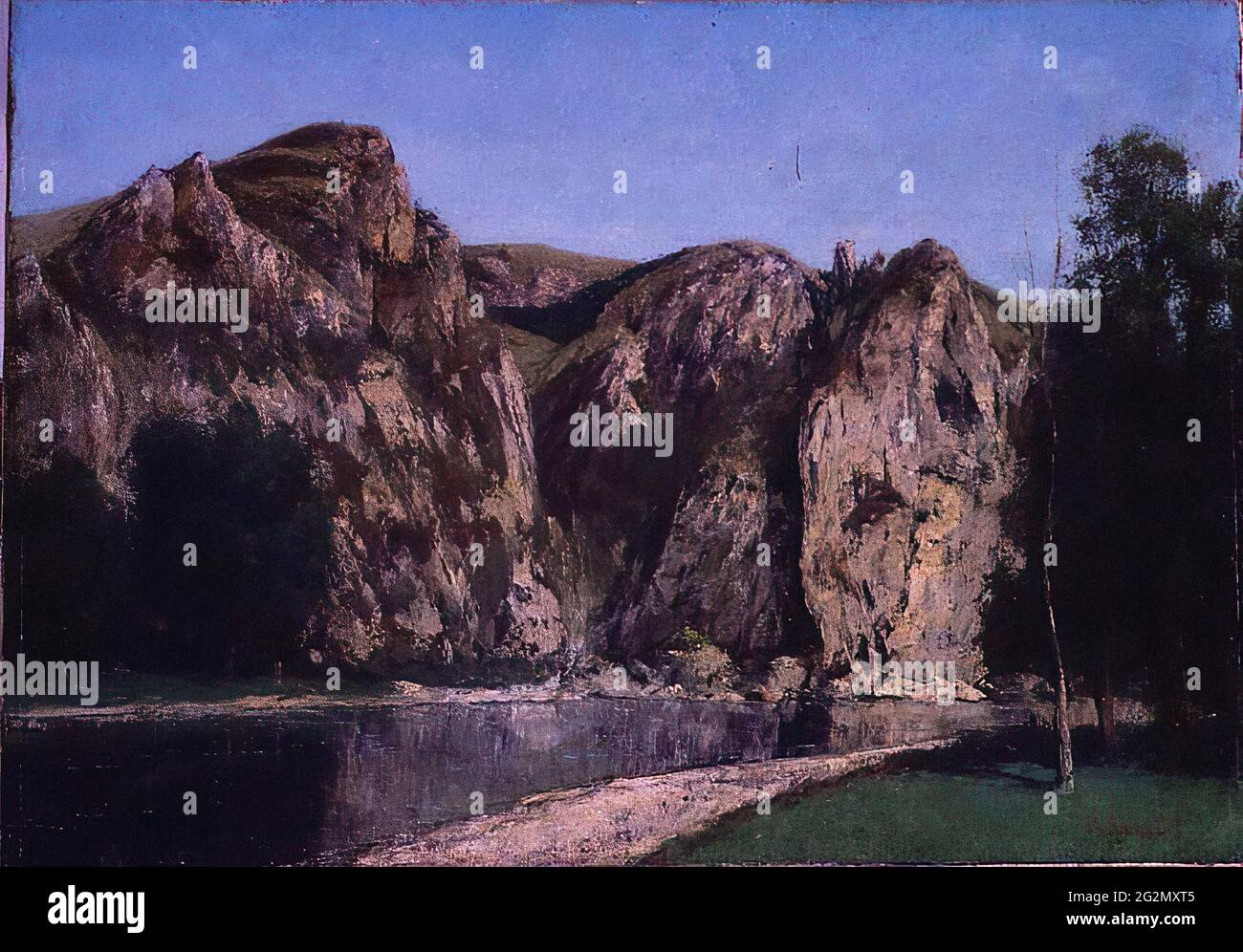 Gustave Courbet - L Meuse Freyr 1856 Stock Photo - Alamy