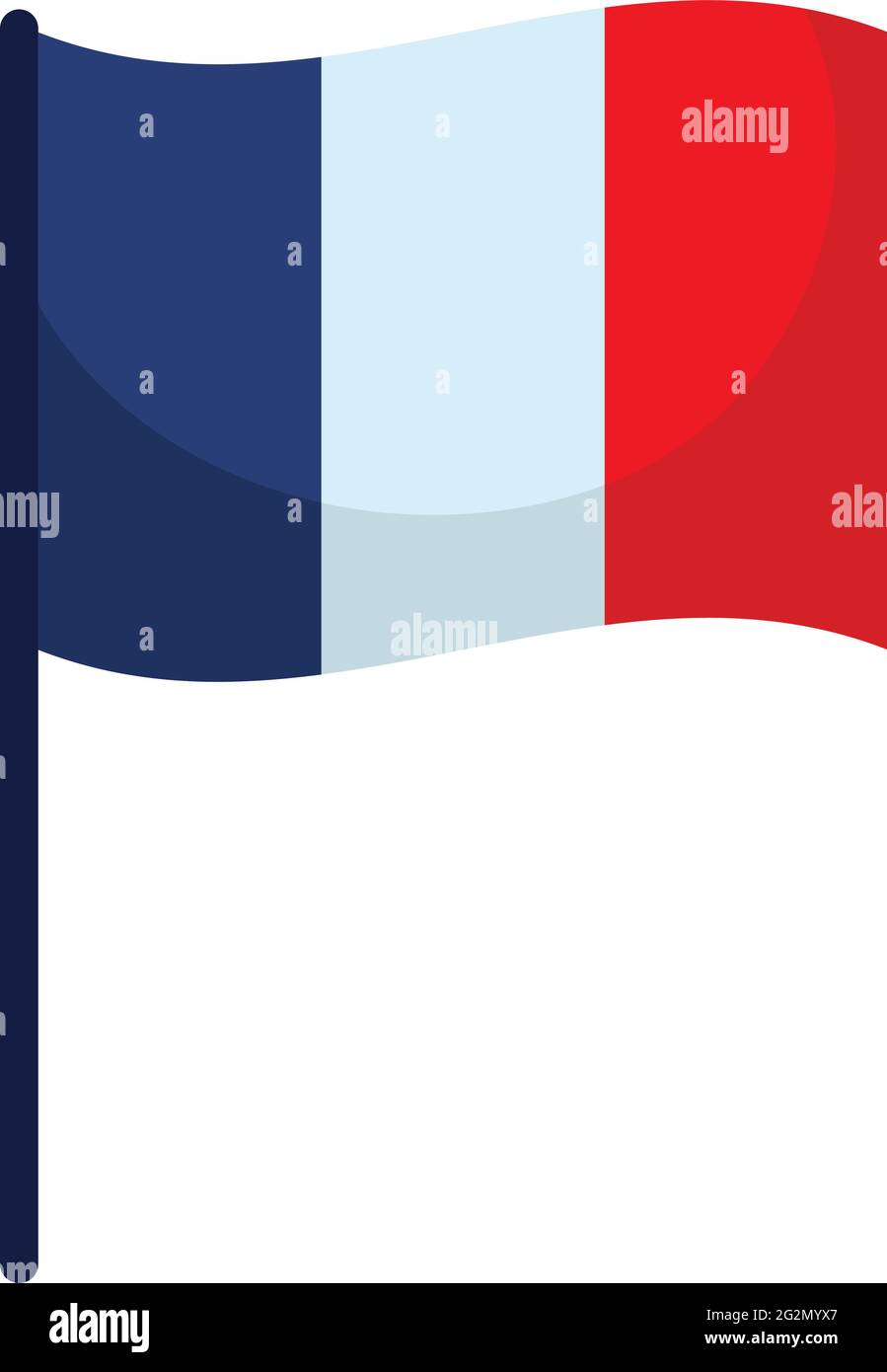 french flag illustration Stock Vector Image & Art - Alamy