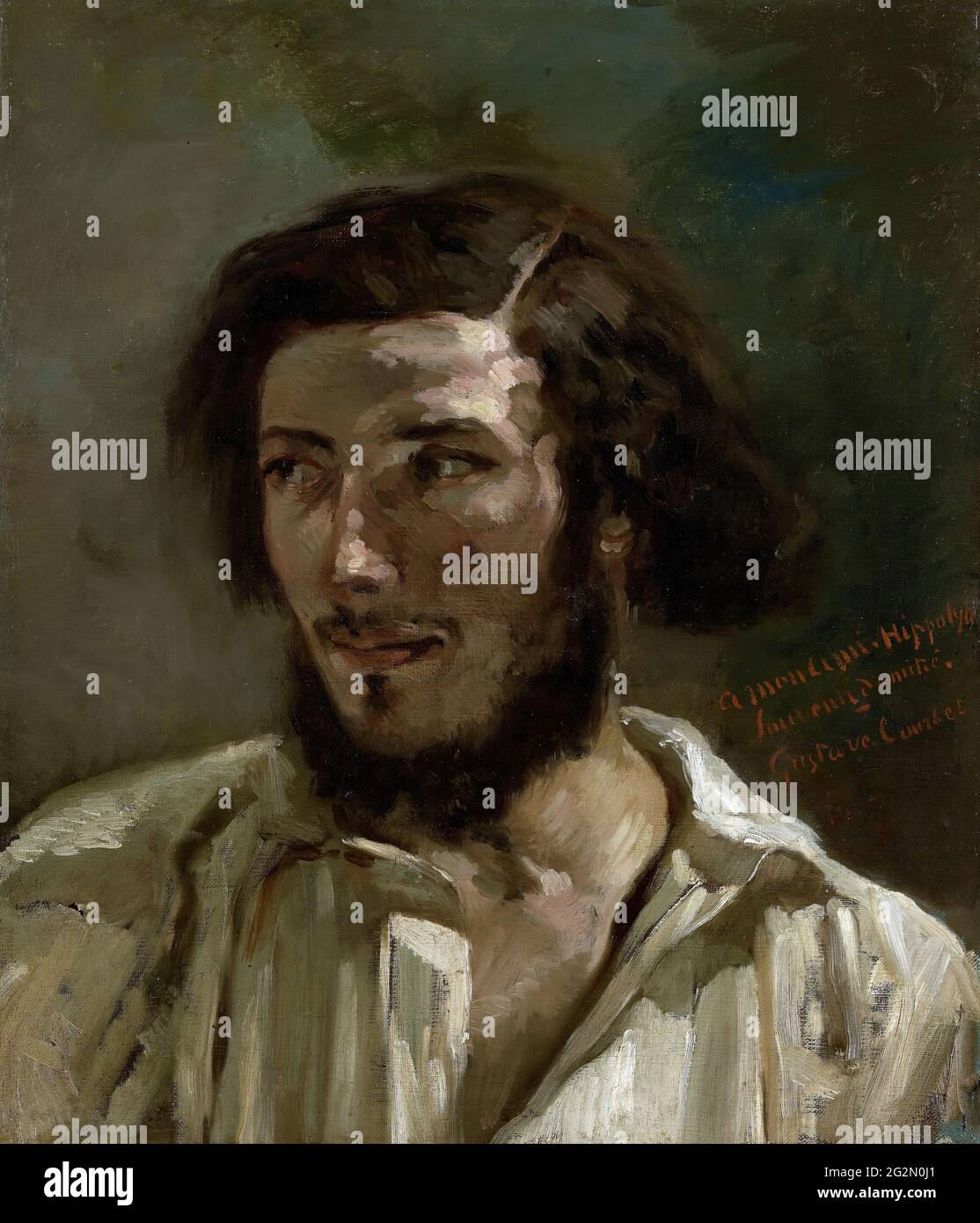 Gustave Courbet - Portrait Stock Photo - Alamy