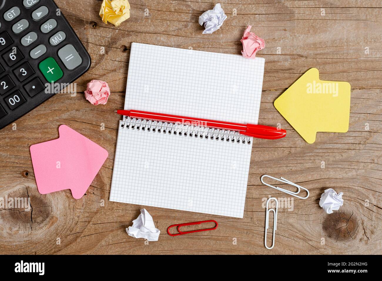 Display of Different Color Sticker Notes Arranged On Flat Lay ...