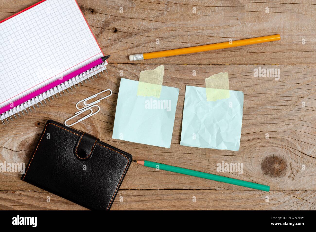 Display of Different Color Sticker Notes Arranged On Flat Lay ...