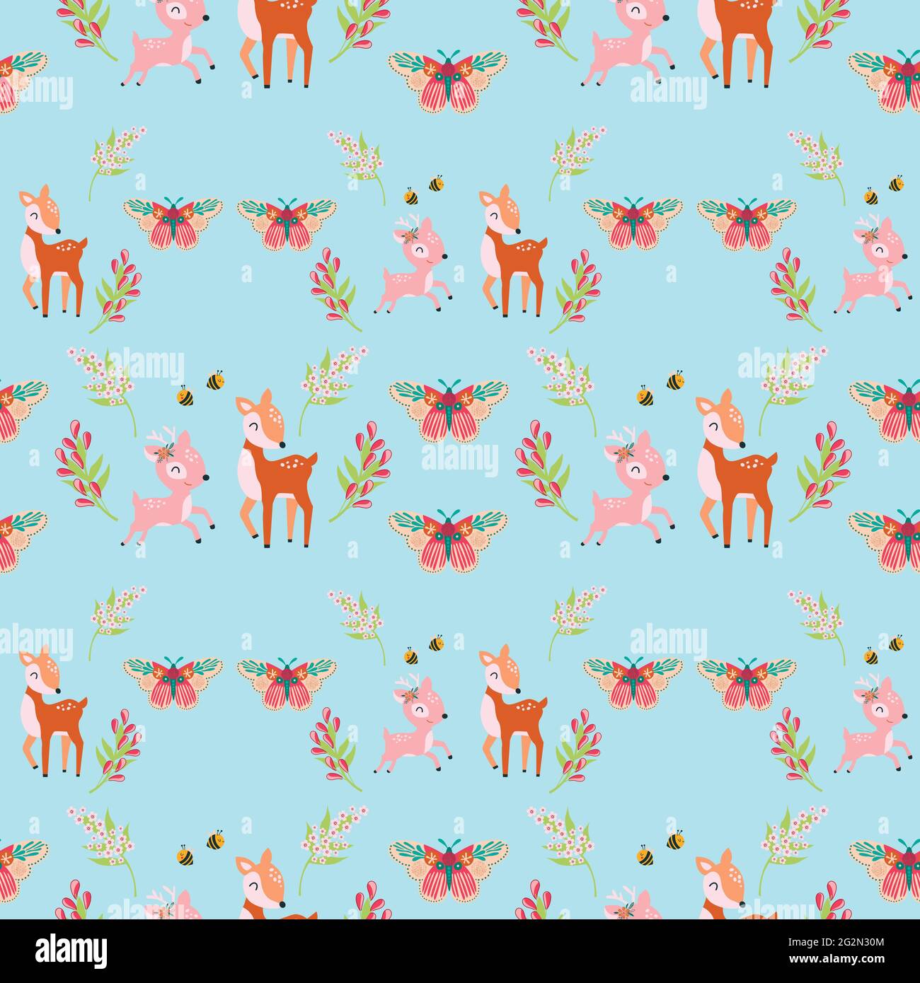 Cartoon character bambi hi-res stock photography and images - Alamy