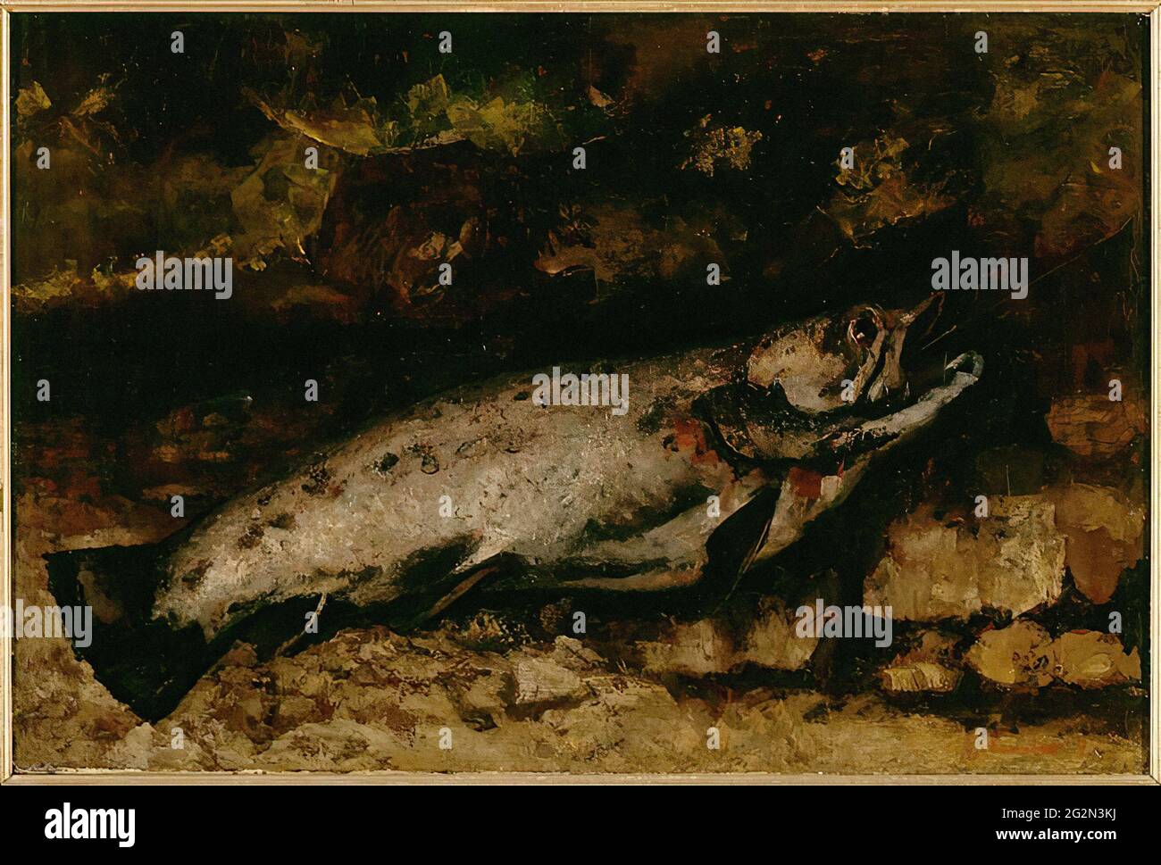 Gustave Courbet - Trout 1873 Stock Photo - Alamy