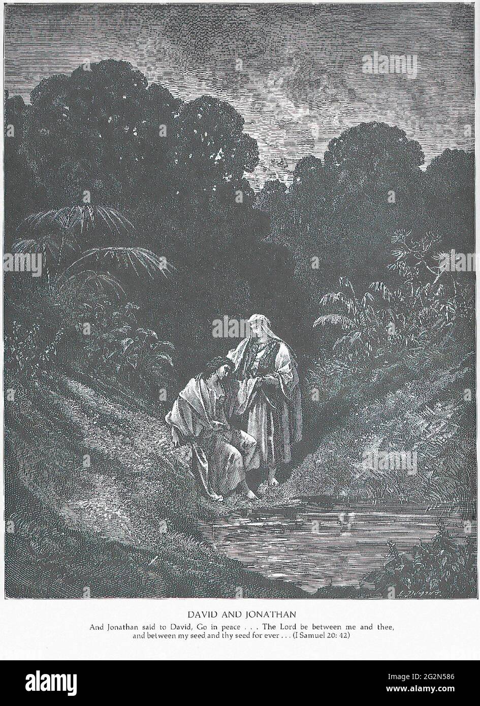Gustave Doré - David Jonathan Stock Photo - Alamy