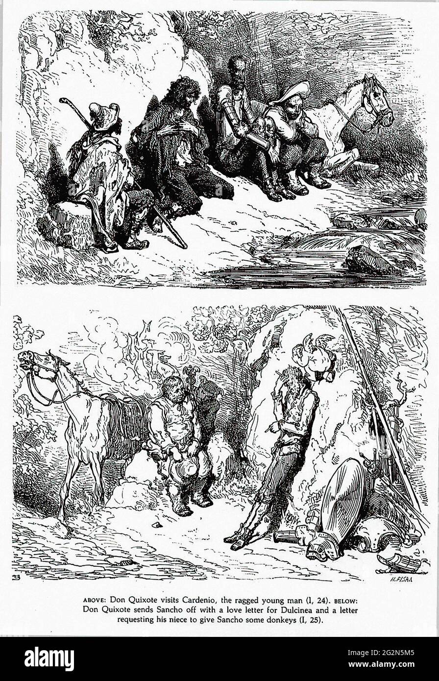 Gustave dore don quixote art hi-res stock photography and images - Alamy
