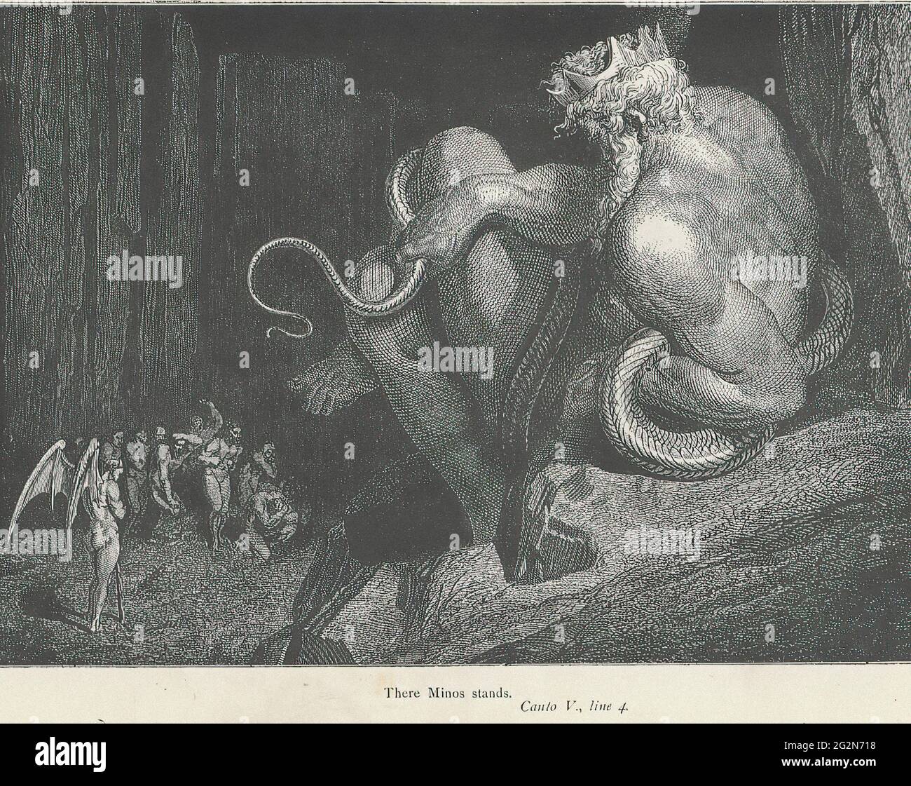 Gustave Doré - Inferno Canto 5 Stock Photo - Alamy