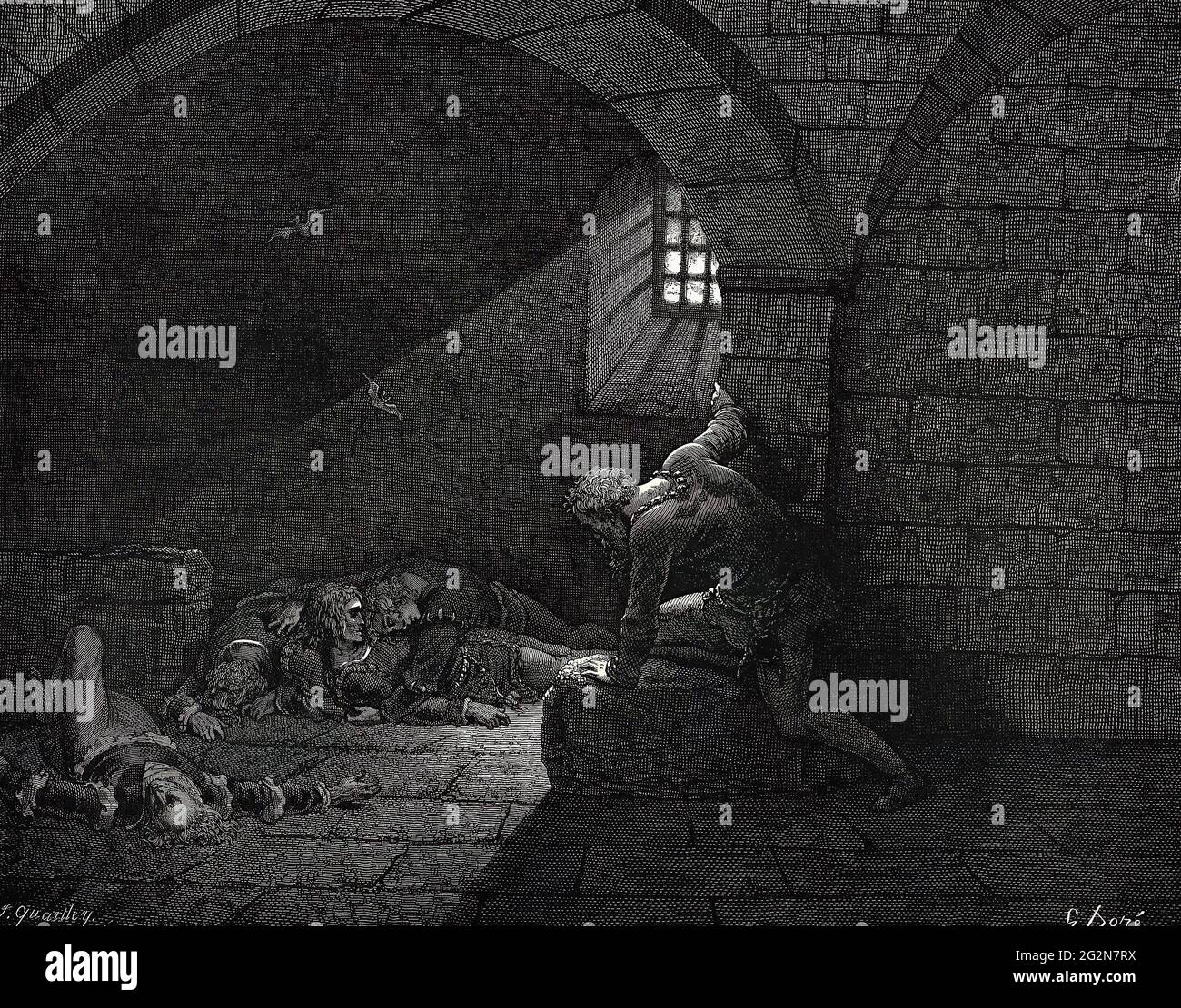 Gustave Doré - Inferno Canto 33 2 Stock Photo - Alamy