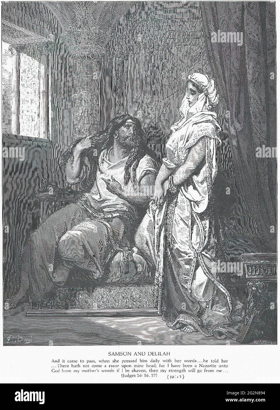 Gustave dore samson hi-res stock photography and images - Alamy