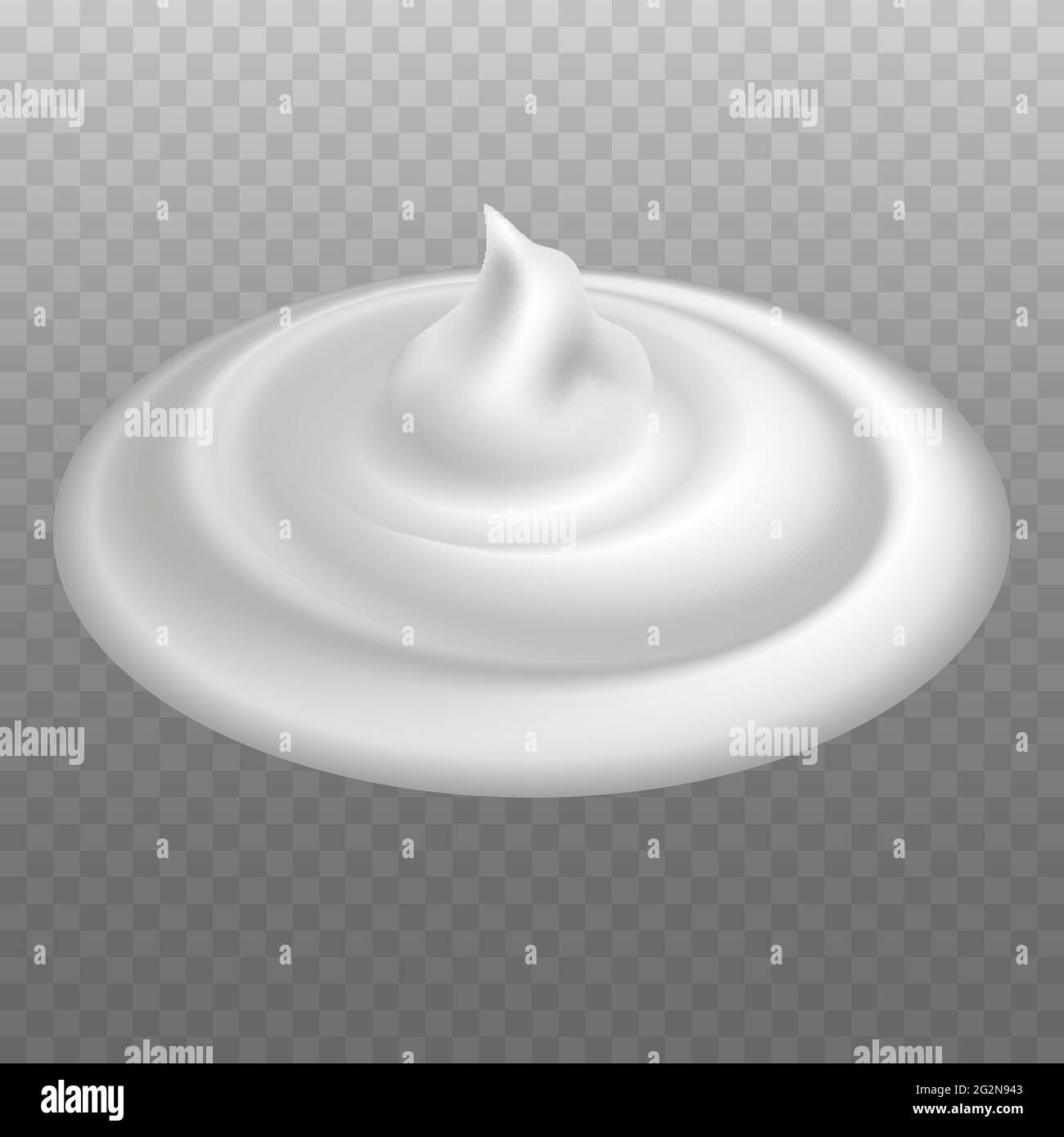 Whipped cream swirl. Cosmetic skin care mousse, yogurt, mayonnaise, ice ...